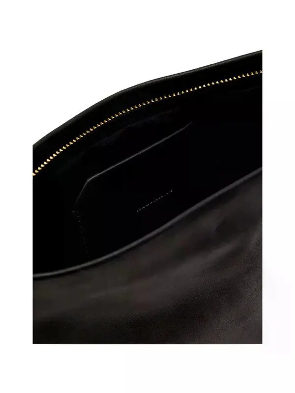 ALLSAINTS Bettina Logo-debossed Leather Clutch Bag