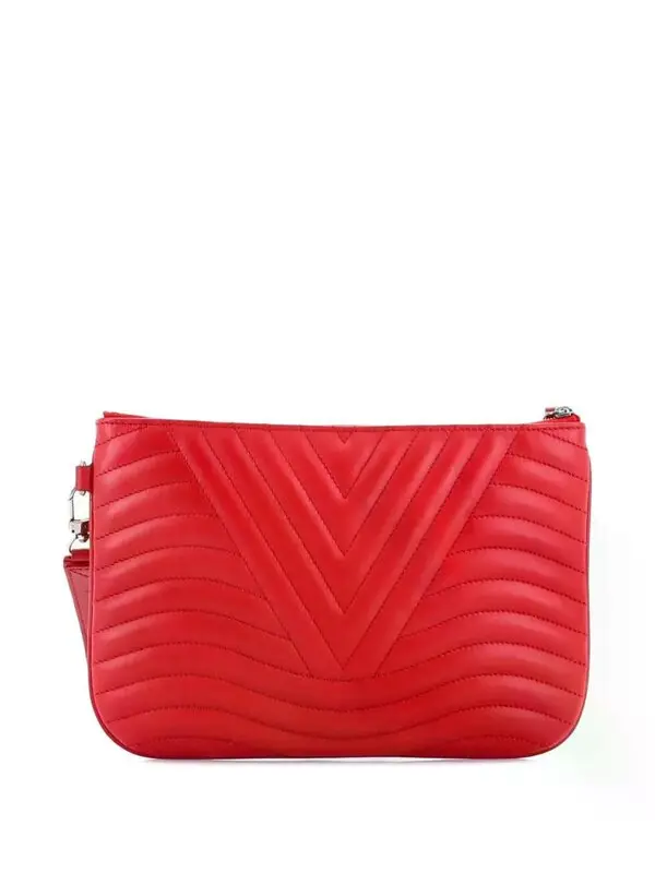 LOUIS VUITTON New Wave Zipped Pochette Quilted Leather Pouch