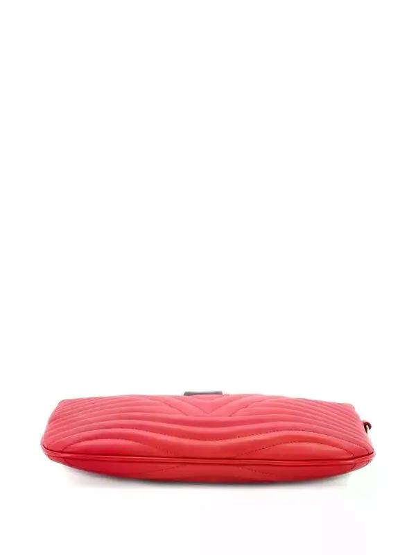 LOUIS VUITTON New Wave Zipped Pochette Quilted Leather Pouch
