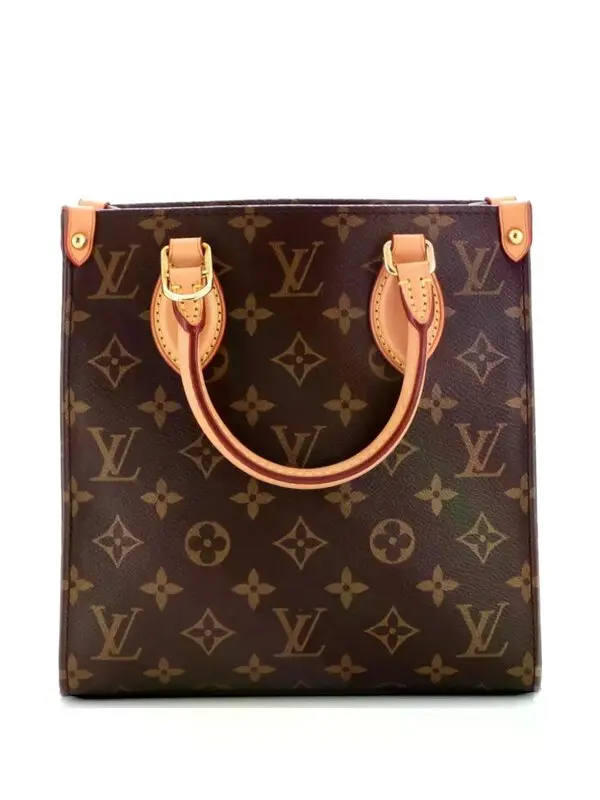 LOUIS VUITTON Sac Plat Nm Monogram Canvas Bag