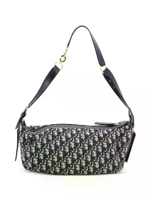 Dior D-journey Bag Oblique Canvas Medium Shoulder Bag - Blue