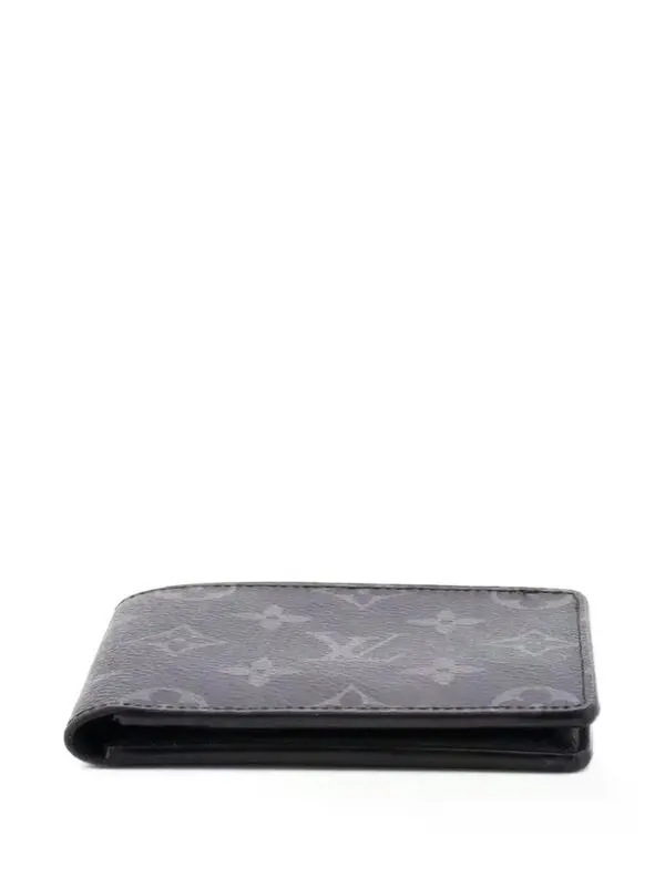 LOUIS VUITTON Multiple Wallet Monogram Eclipse Canvas Small Wallets