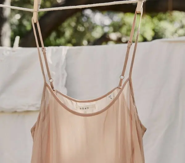 DÔEN Short Scoop Neck Slip - Conch