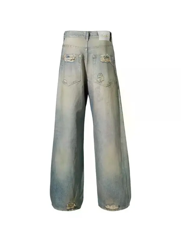 SEX&JEANS Tattoo Distressed Jeans