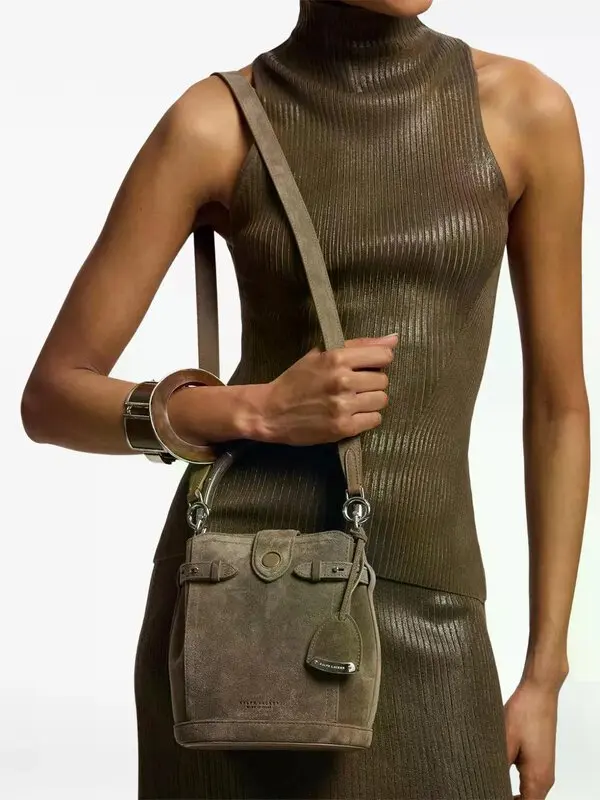 Ralph Lauren Suede Bucket Bag - Brown