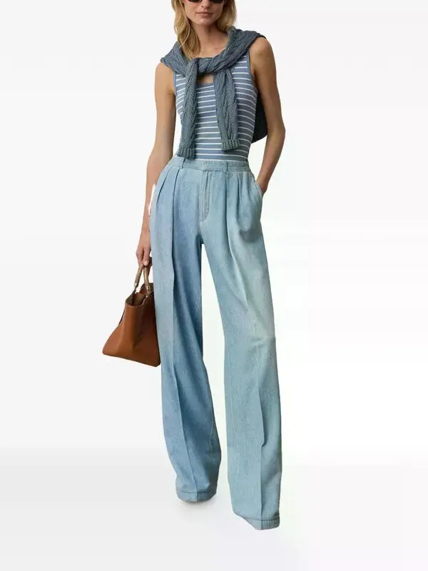 Ralph Lauren Ellis Striped Tank Top - Blue