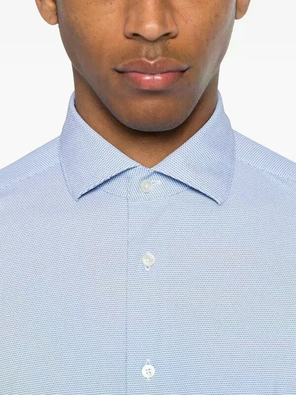 XACUS Spread-collar Button-down Shirt