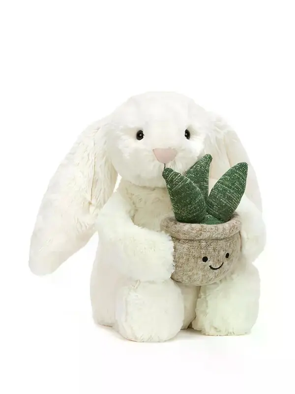 JELLYCAT Bashful Bunny With Aloe Plant Collectible