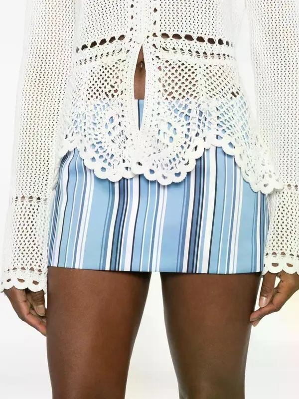 THE FRANKIE SHOP Hera Striped Mini Skirt