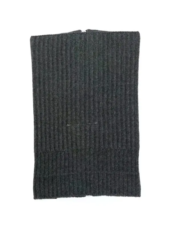 MAISON MARGIELA Ribbed Knit Zip-up Neck Warmer