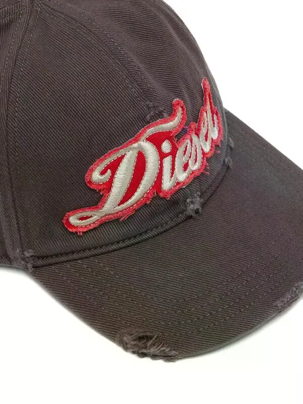 DIESEL® Distressed Logo Baseball Cap
