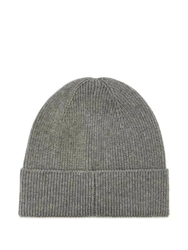 DIESEL® Ribbed-knit Embroidered Logo Beanie Hat