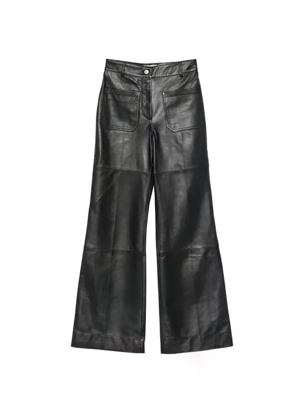 Victoria Beckham Patch-pocket Trousers - Black