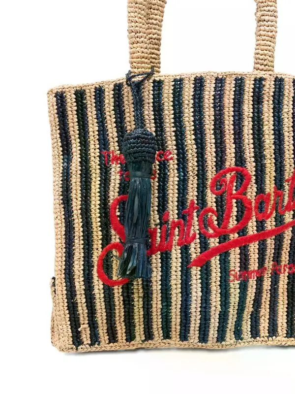 MC2 SAINT BARTH Colette Raffia Tote Bag