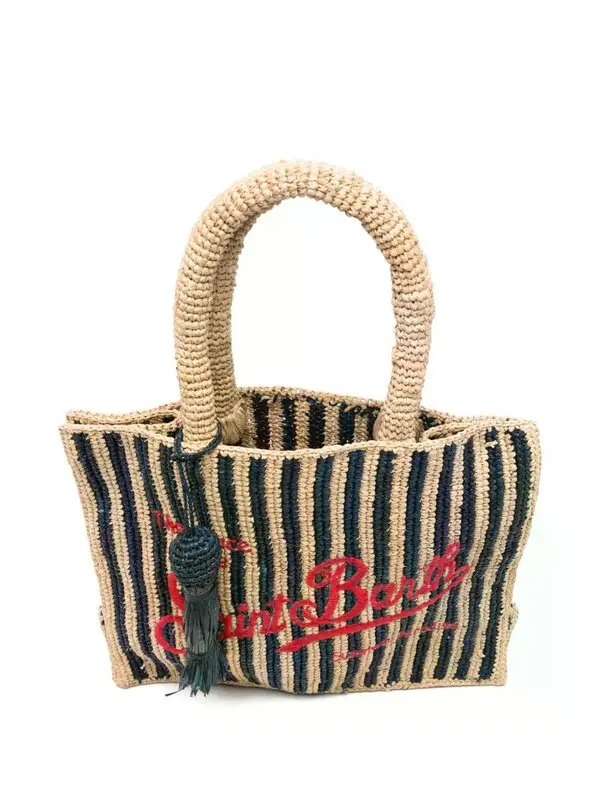 MC2 SAINT BARTH Colette Raffia Tote Bag