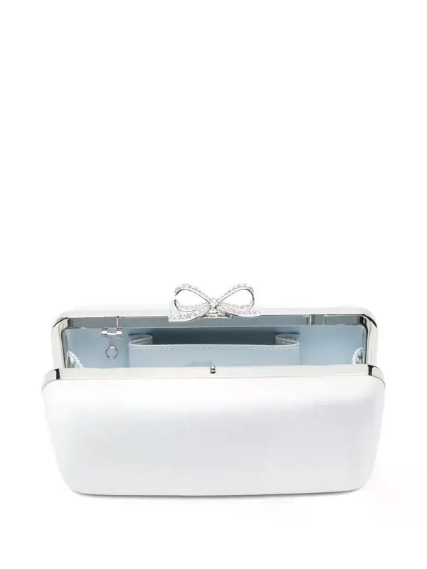 SELF-PORTRAIT Embellished Bow Clutch