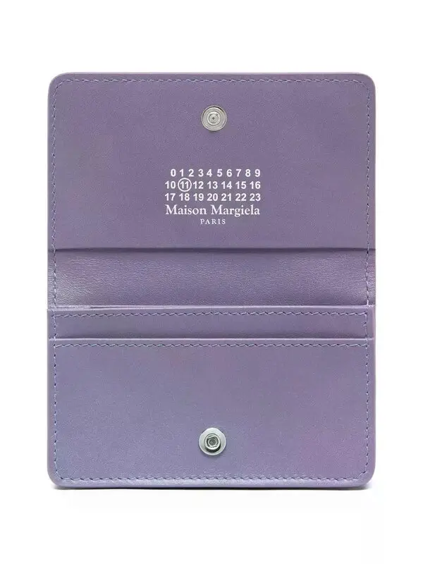 MAISON MARGIELA Crackled Leather Four Stitches Card Holder