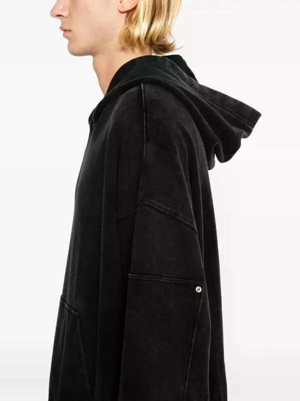 TEAM WANG DESIGN Washed Effect Hoodie