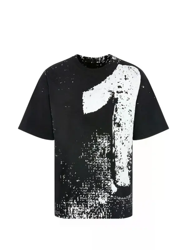 MAISON MARGIELA Numbers Graphic-print T-shirt - Black