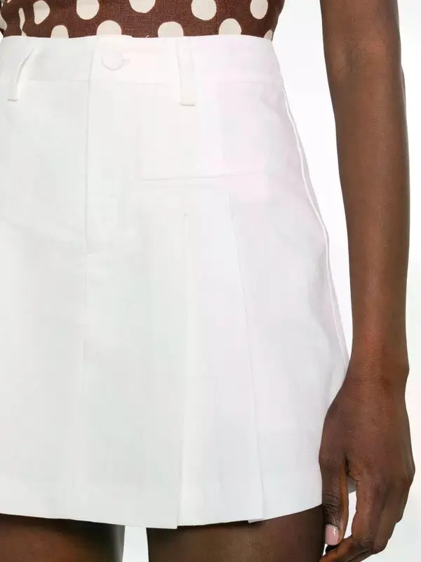 ACTUALEE Pleated High-waisted Skirt