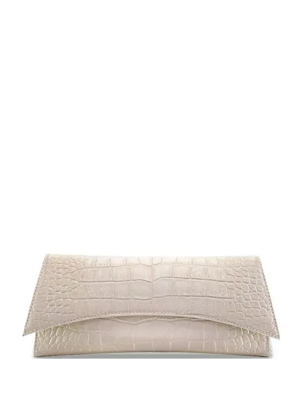 Tyler Ellis Veronica Crocodile-effect Clutch Bag