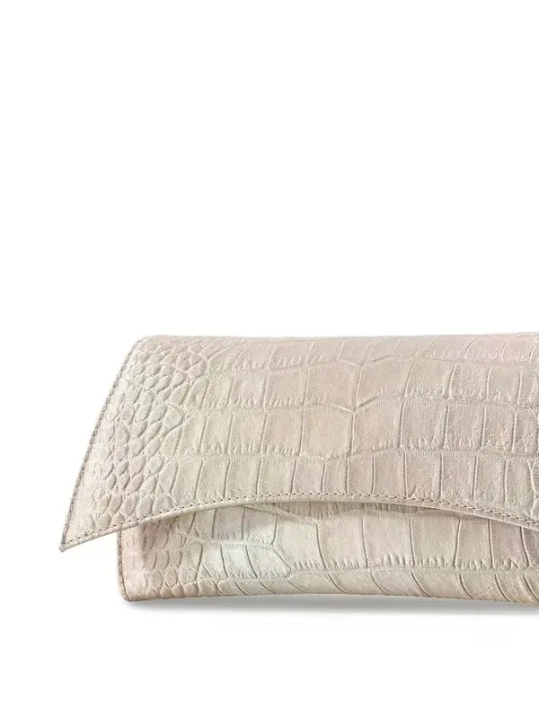 Tyler Ellis Veronica Crocodile-effect Clutch Bag