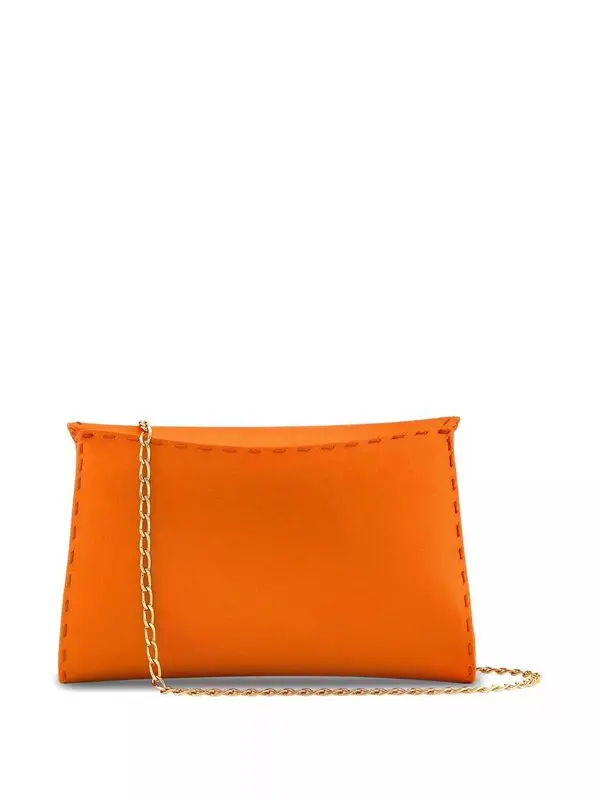 Tyler Ellis Small Lee Pouchet Clutch Bag - Orange