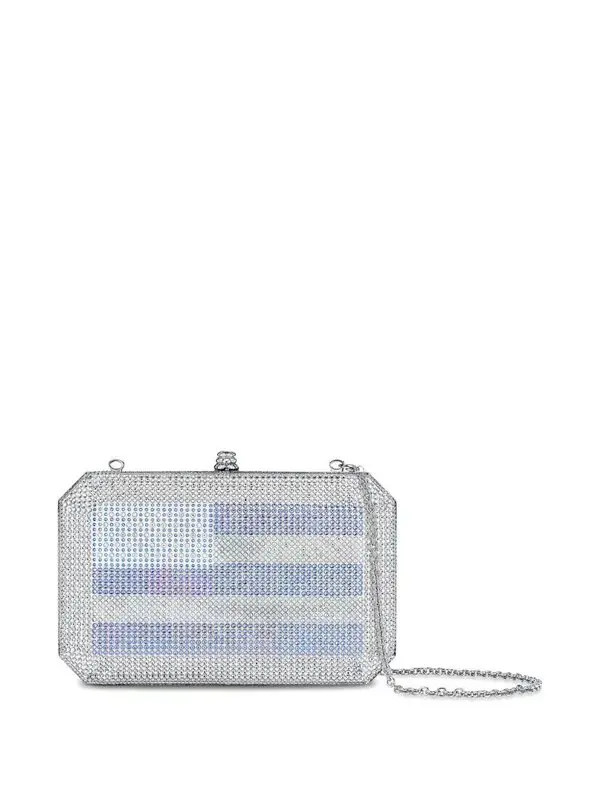 Tyler Ellis Medium Perry Crystal-embellished Clutch Bag