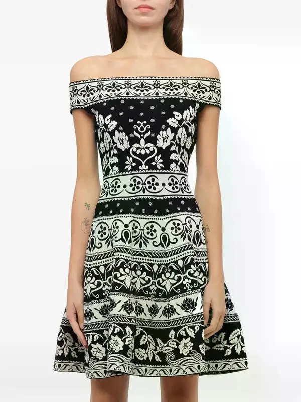Alexander McQueen Floral Mini Dress