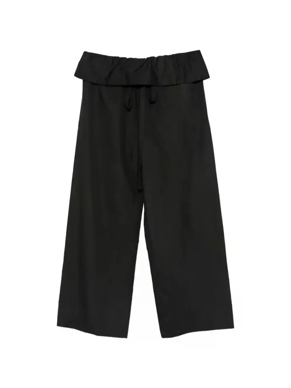 Enza Costa Peplum Drawstring Trousers