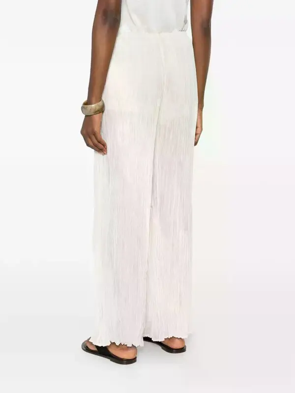 Enza Costa Plissé Palazzo Pants