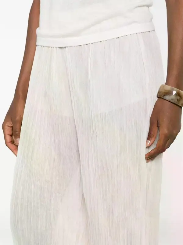 Enza Costa Plissé Palazzo Pants