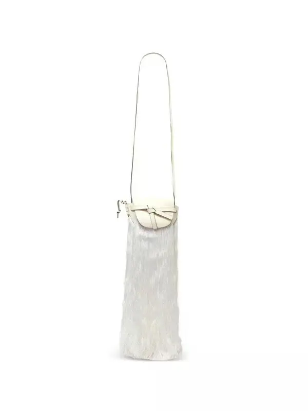 Loewe Gate Fringes Mini Bag - White