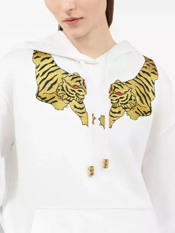 Roberto Cavalli Tiger Patch Hoodie