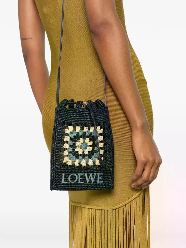 Loewe Crochet-knit Cross Body Bag