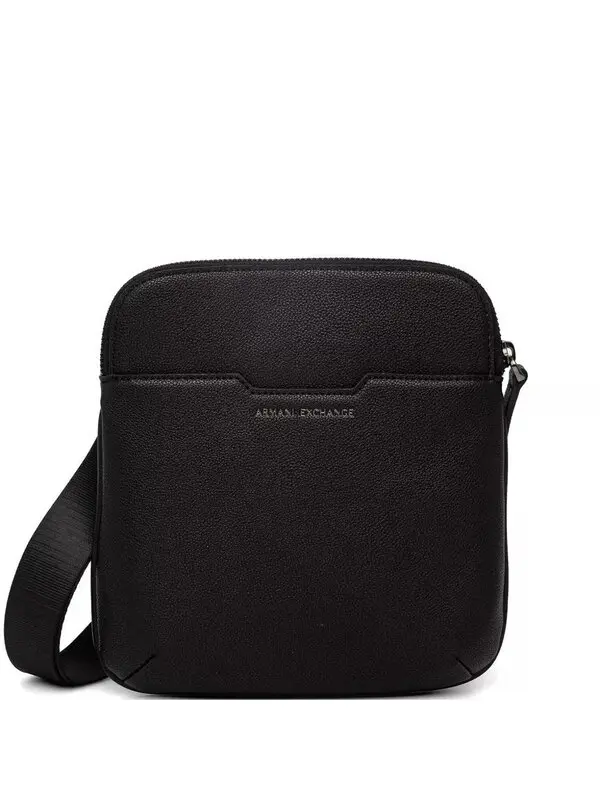 Armani Exchange Logo Print Messenger Bag