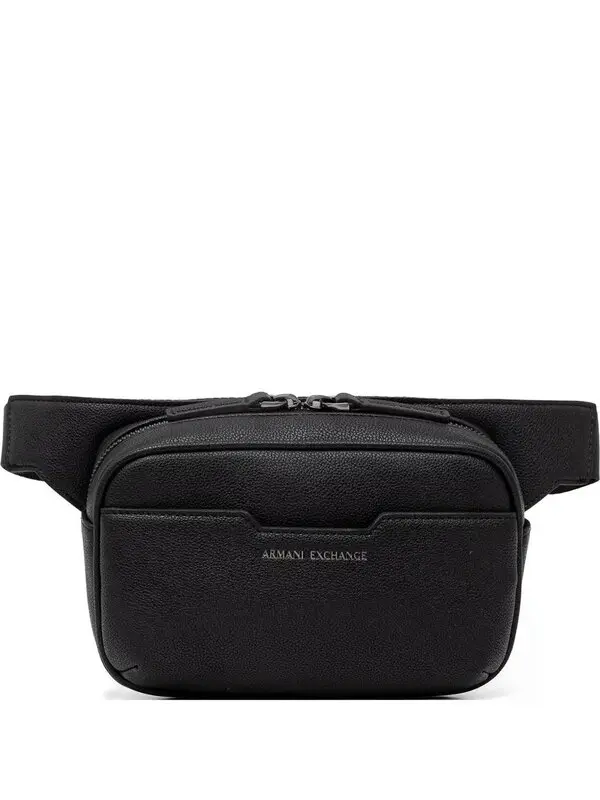 Armani Exchange Pebbled-effect Belt Bag