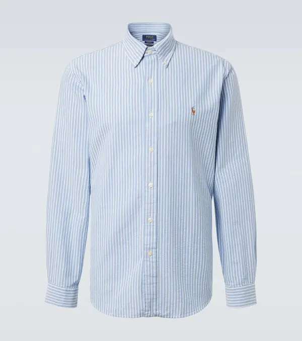 Polo Ralph Lauren Striped Cotton Shirt - Blue