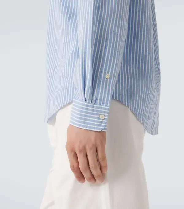 Polo Ralph Lauren Striped Cotton Shirt - Blue