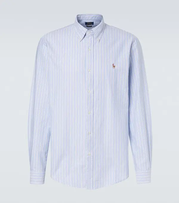 Polo Ralph Lauren Striped Cotton Shirt - Blue