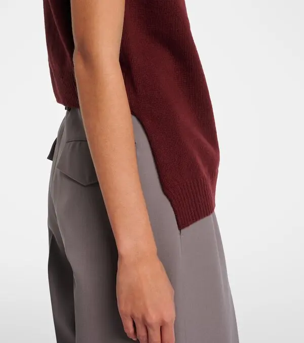 JIL SANDER Wool Turtleneck Sweater Vest