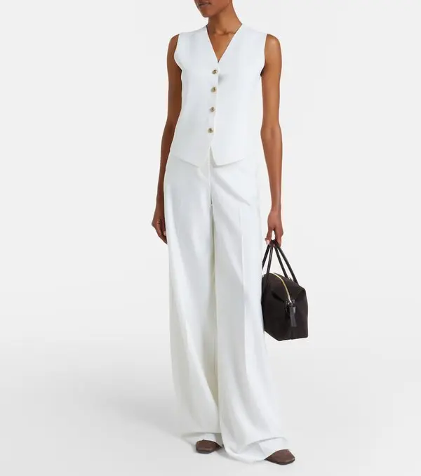 Max Mara Knitted Crêpe Vest