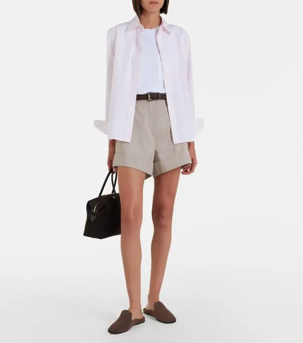 Max Mara Monogram Cotton Jersey T-shirt - White