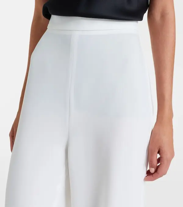 Max Mara Cady Wide-leg Pants - White