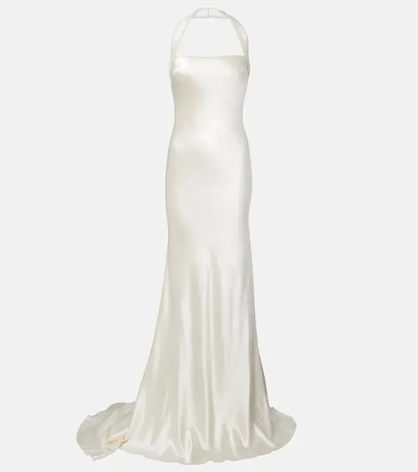 DANIELLE FRANKEL Presley Gown - White