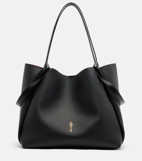 CHRISTIAN LOUBOUTIN Bettina Large Leather Tote Bag - Black