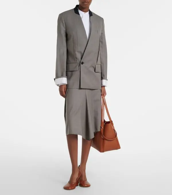 CHRISTIAN LOUBOUTIN Bettina Small Leather Tote Bag - Brown