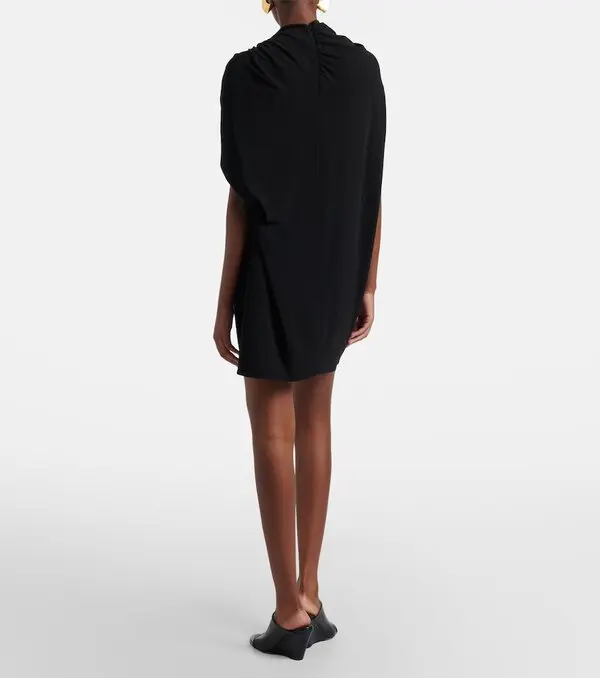 Sportmax Draped Crêpe Mini Dress
