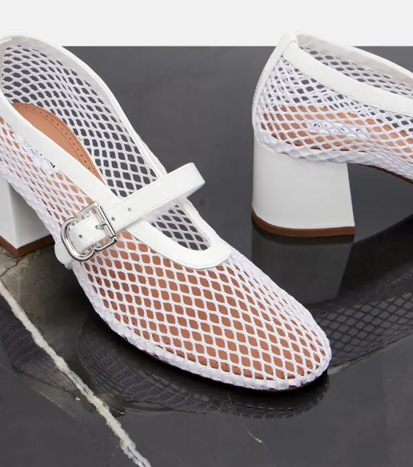 Alaïa Babies Mary Jane Pumps - White