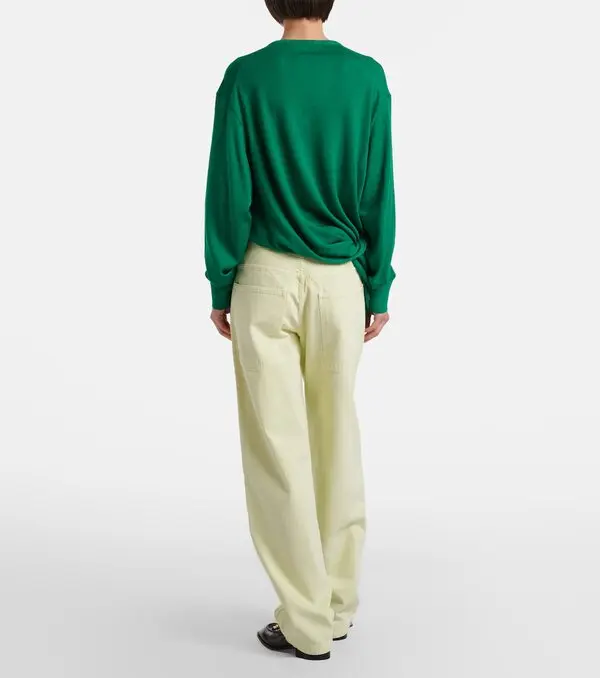AGOLDE Laria Pieced Tapered Jeans - Yellow